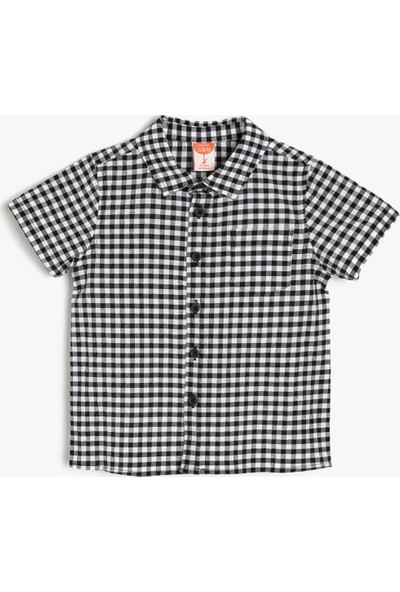Koton Erkek Bebek Kareli Gömlek