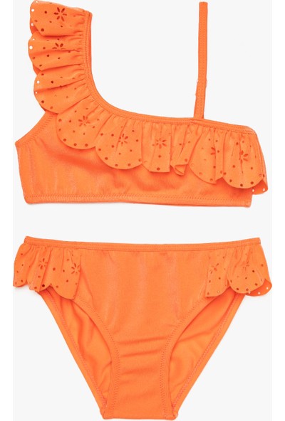 Koton Kız Çocuk Firfir Detaylı Mayo