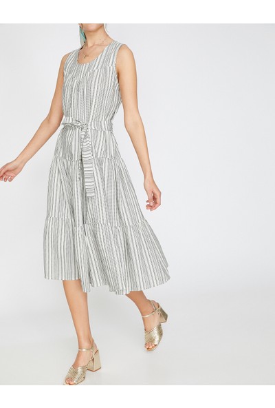 Koton Kadın The Natural Look Dress - Dogal Dokulu Elbise