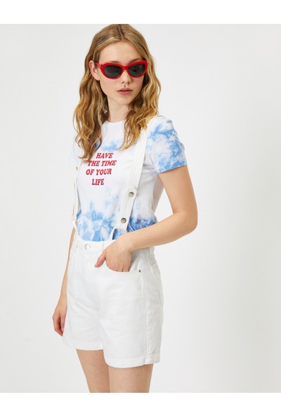 Koton Kadın Cep Detaylı Jean Tulum Koton Kadın Cep Detaylı Jean Tulum