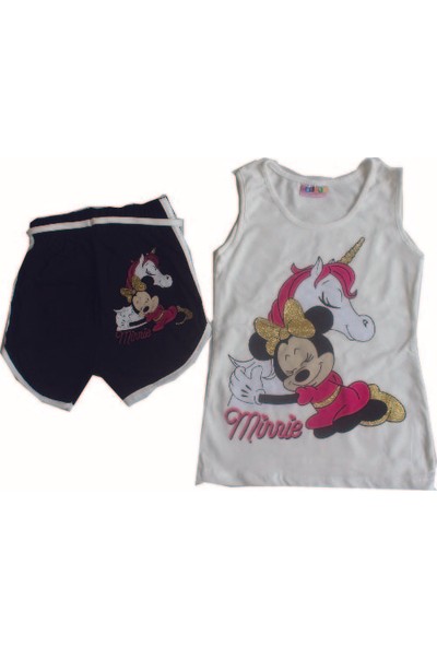 Hacalı Kids Minnie Mouse Baskılı Kız Çocuk Takım