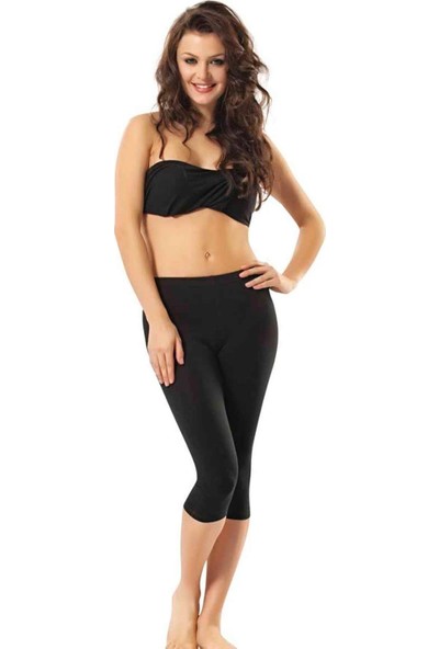 Namaldı 232 Kapri Likralı Kadın Tayt