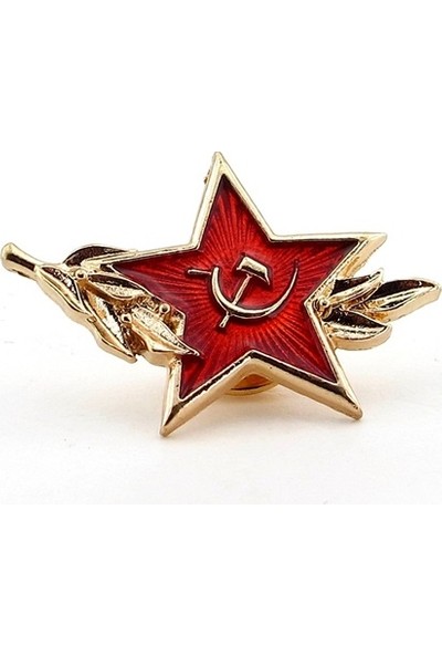 Solfera Kırmızı Yıldız S.S.C.B. Orak Çekiç Sovyet Pin Rozet İğne Rz009 Solfera Kırmızı Yıldız S.S.C.B. Orak Çekiç Sovyet Pin Rozet İğne Rz009