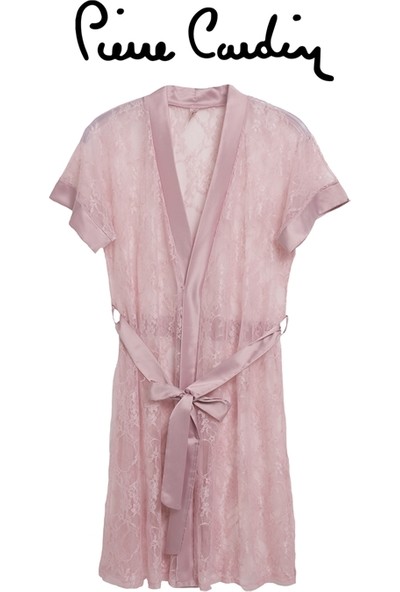 Pierre Cardin 4074 Kadın Dantel Sabahlık 40 Beden