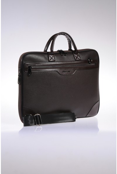 Fossil Unisex Poliüretan Evrak Çantası Fsevr6031-Kahverengi