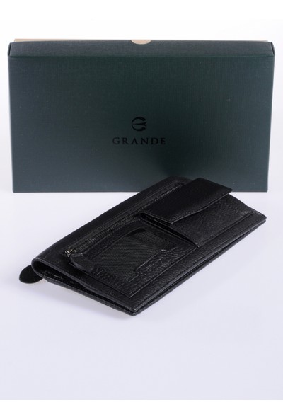 Grande Kadın Hakiki Deri Cüzdan Grbyncz2749 Siyah