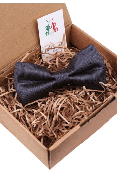 La Pescara Füme Puantiye Desen Papyon P784