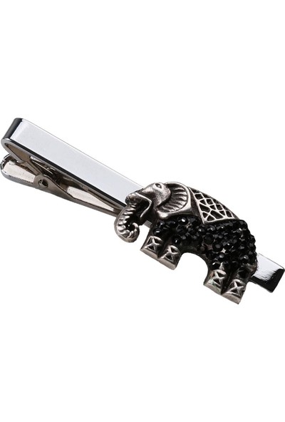 La Pescara Gümüş Fil Motif Kravat İğnesi KIY130