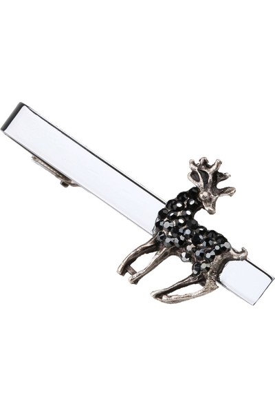 La Pescara Gümüş Geyik Motif Kravat İğnesi KIY116