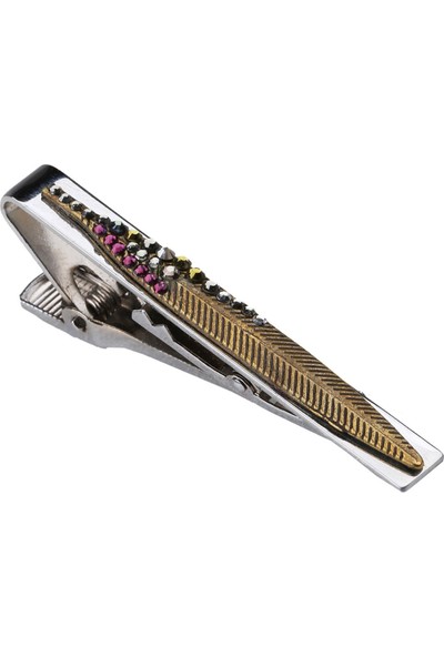 La Pescara Gümüş Yaprak Motif Kravat İğnesi KIY121