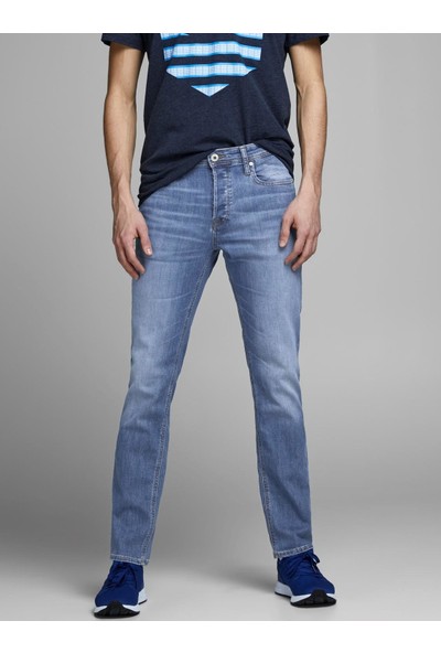 Jack & Jones Glenn Blue Denim Jean Pantolon 12157416 Jack & Jones Glenn Blue Denim Jean Pantolon 12157416
