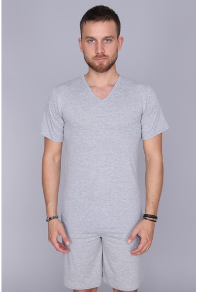 Obje Erkek Gri V Yaka Fanila Obje Erkek Gri V Yaka Fanila