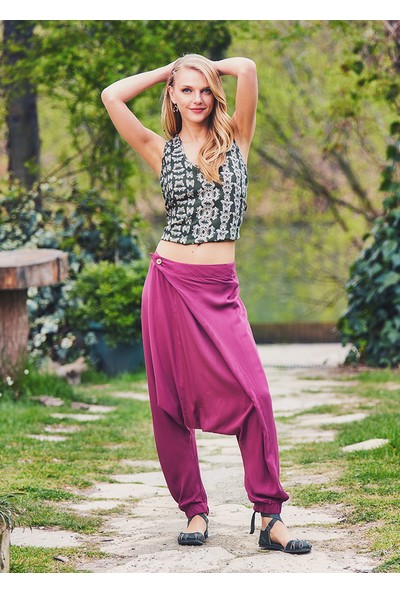 Clandestino Kadın Otantik Şalvar Pantolon