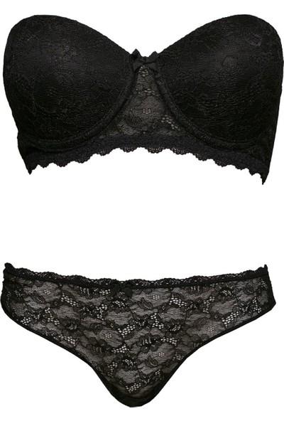 Pierre Cardin 4642 Sibyla Balenli Straplez Desteksiz Sütyen Takım Pierre Cardin 4642 Sibyla Balenli Straplez Desteksiz Sütyen Takım