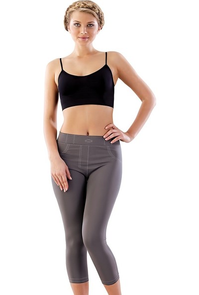 Emay Kot Görünümlü Kadın Tayt 3801 Emay Kot Görünümlü Kadın Tayt 3801