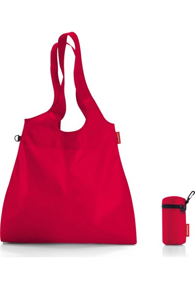 Reisenthel Mini Maxi Shopper L Red Çanta Reisenthel Mini Maxi Shopper L Red Çanta
