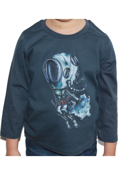Mumu Scuba - Sinan Artan Tasarımı Lacivert Erkek Çocuk Bluz Mumu Scuba - Sinan Artan Tasarımı Lacivert Erkek Çocuk Bluz