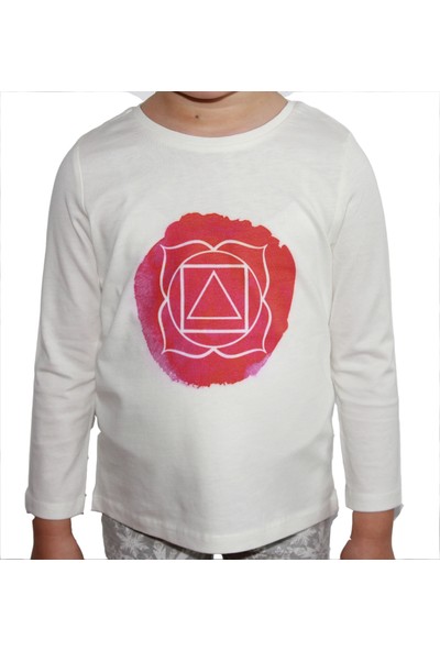 Mumu Chackra Tasarım Kollu Kız Çocuk Bluz