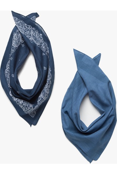 Koton Erkek Bandana Mavi