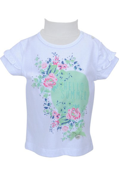Zeyland Kız Çocuk Beyaz T-shirt - 71M2YSR52