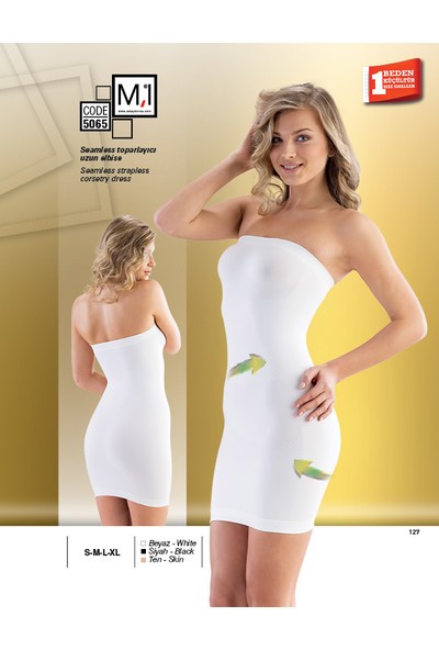 Emay Seamless (Dikişsiz) Toparlayıcı Uzun Elbise - 5065 Emay Seamless (Dikişsiz) Toparlayıcı Uzun Elbise - 5065