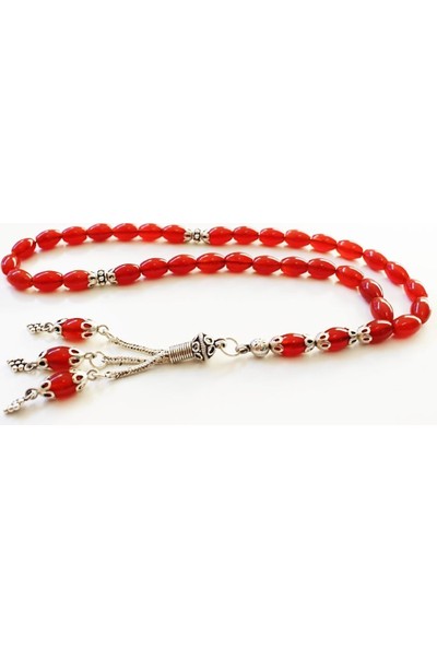 Takıhan 925 Ayar Gümüş Yeni Tasarım Arpa Kesim Akik Taşlı Tesbih Th485 Takıhan 925 Ayar Gümüş Yeni Tasarım Arpa Kesim Akik Taşlı Tesbih Th485