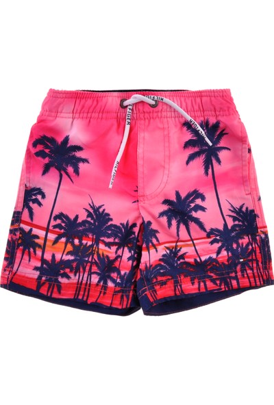 Tommy Hilfiger Erkek Çocuk Bright Rose Deniz Şortu TKB0KB03129