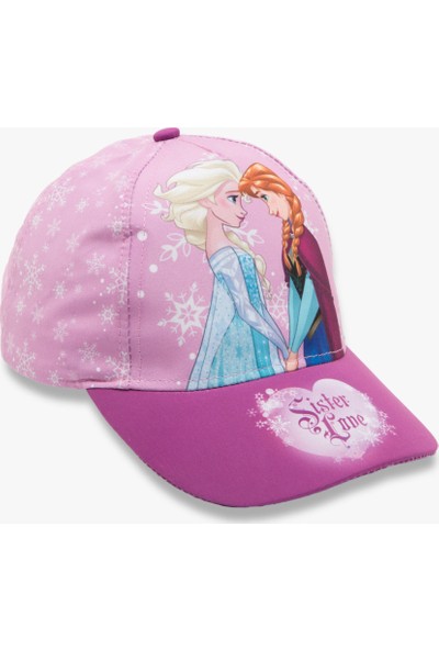 Koton Kız Çocuk Frozen Baskılı Şapka Gülkurusu