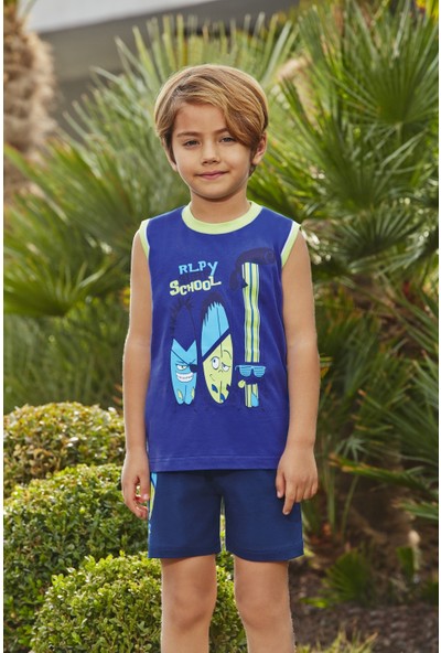 RolyPoly Erkek Çocuk Atlet Takım Saks