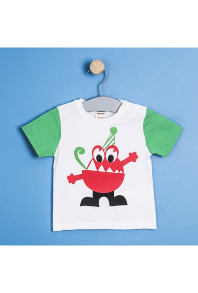 Soobe Monster Kısa Kol T-Shirt Yeşil