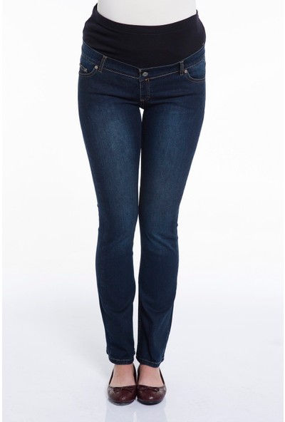 Gör&Sin Casual Hamile Kot Pantolon Kim. Lacivert