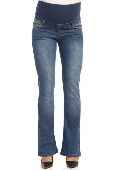 Gör&Sin Casual Hamile Kot Pantolon Kim. Lacivert