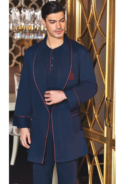 Batista 94 Çeyizlik Penyeye Penye Dörtlü Erkek Pijama Takımı