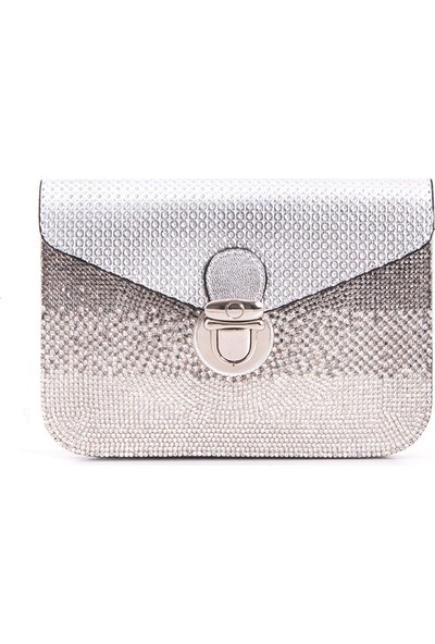 Kemal Tanca Kadın Abiye Çanta Gümüş 170RGK686 139K