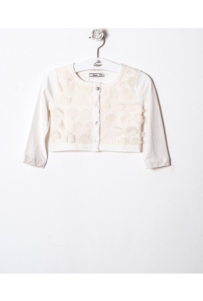 Goose Çiçek Kesimli Örme Hırka