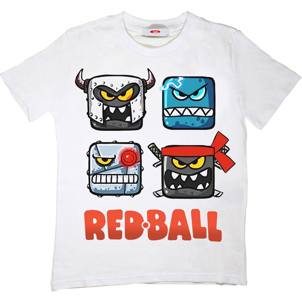 TakeTshirt Redball Çocuk T-Shirt Beyaz Unisex Fiyatı