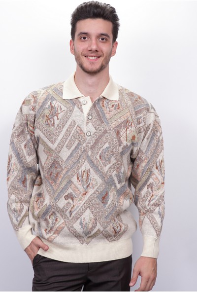 Sude Polo Yaka Erkek Kazak 726