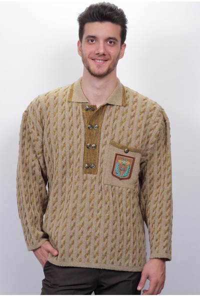 Sude Polo Yaka Erkek Kazak 329