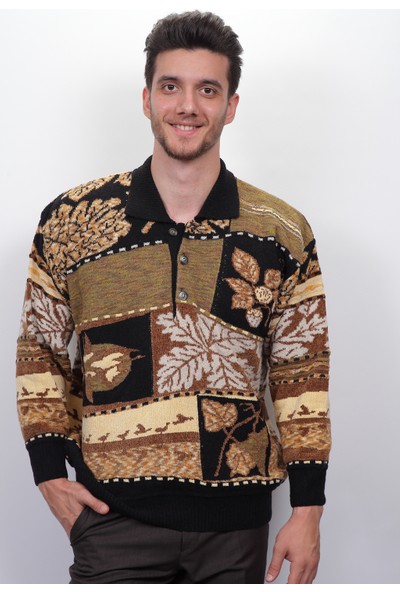 Sude Polo Yaka Erkek Kazak 358