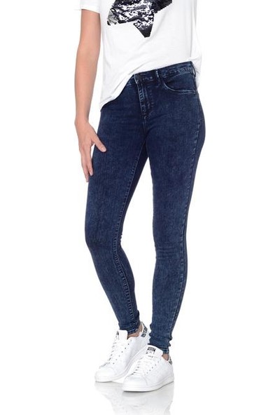 Only Kadın Kot Pantolon 15138866 Jeans Leggings Donna Only Blue