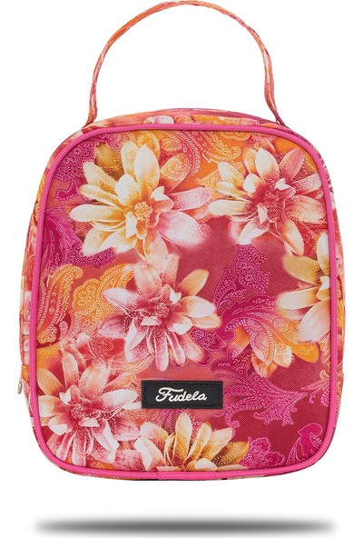 Fudela Iconıc Lounch Pembe Gülleri Beslenme Çantası
