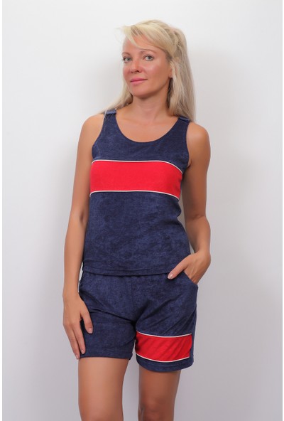 Marka Havlu Plaj Sort Takım CN09