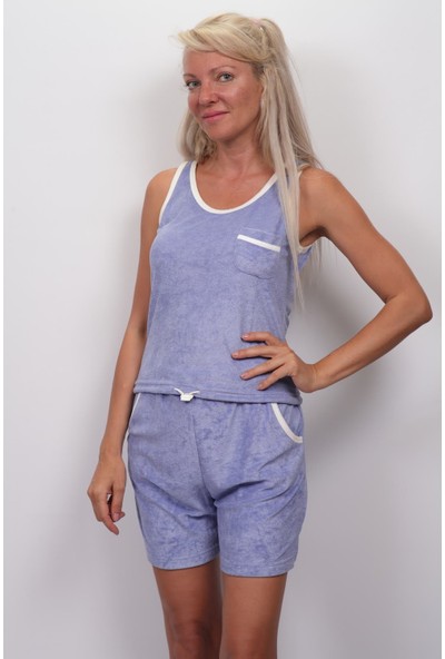 Marka Havlu Plaj Şort Takım CN10