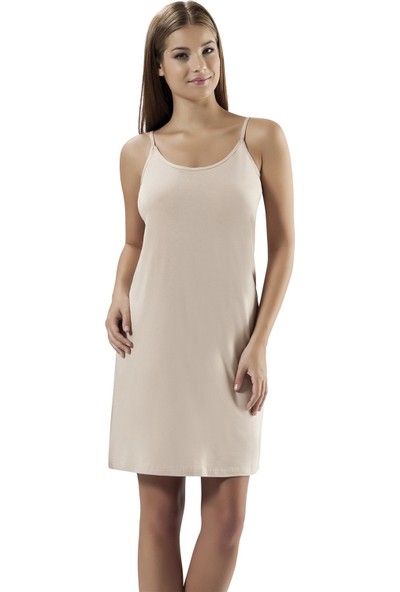 Obje Kadın Lycrali Cotton Ip Askili Kombinezon Obje Kadın Lycrali Cotton Ip Askili Kombinezon