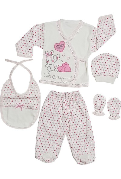 Webombinoo 5'li Tavşanlı Hastane Çıkışı Seti 0-3 Ay