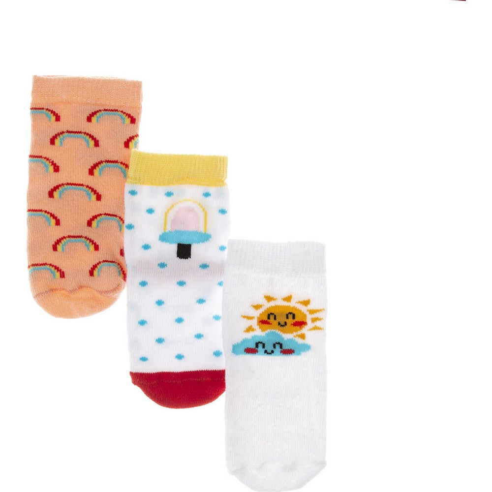 Soobe Kız Bebek 3lü Soket Çorap Beyaz Fiyatı - Taksit Seçenekleri