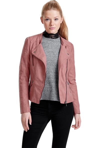 Only Onlava Suni Deri Ceket Kadın Deri Ceket 15102997