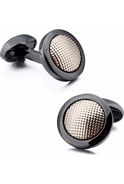 Omark Cotton Dots Black Kol Düğmesi