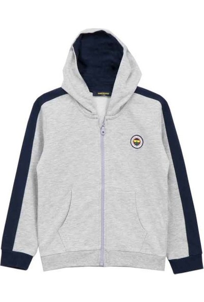 Fenerbahçe Lisanslı Çocuk Kapüşonlu Sweatshirt Grimelanj