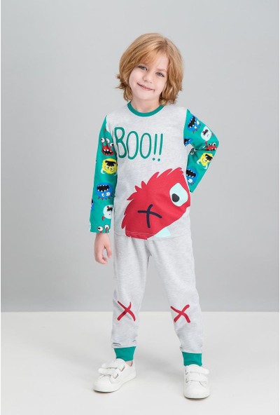 Roly Poly Boo Karmelanj Erkek Çocuk Pijama Takımı